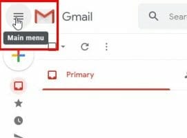 HOW TO EXPAND AND COLLAPSE THE MAIN MENU IN GMAIL