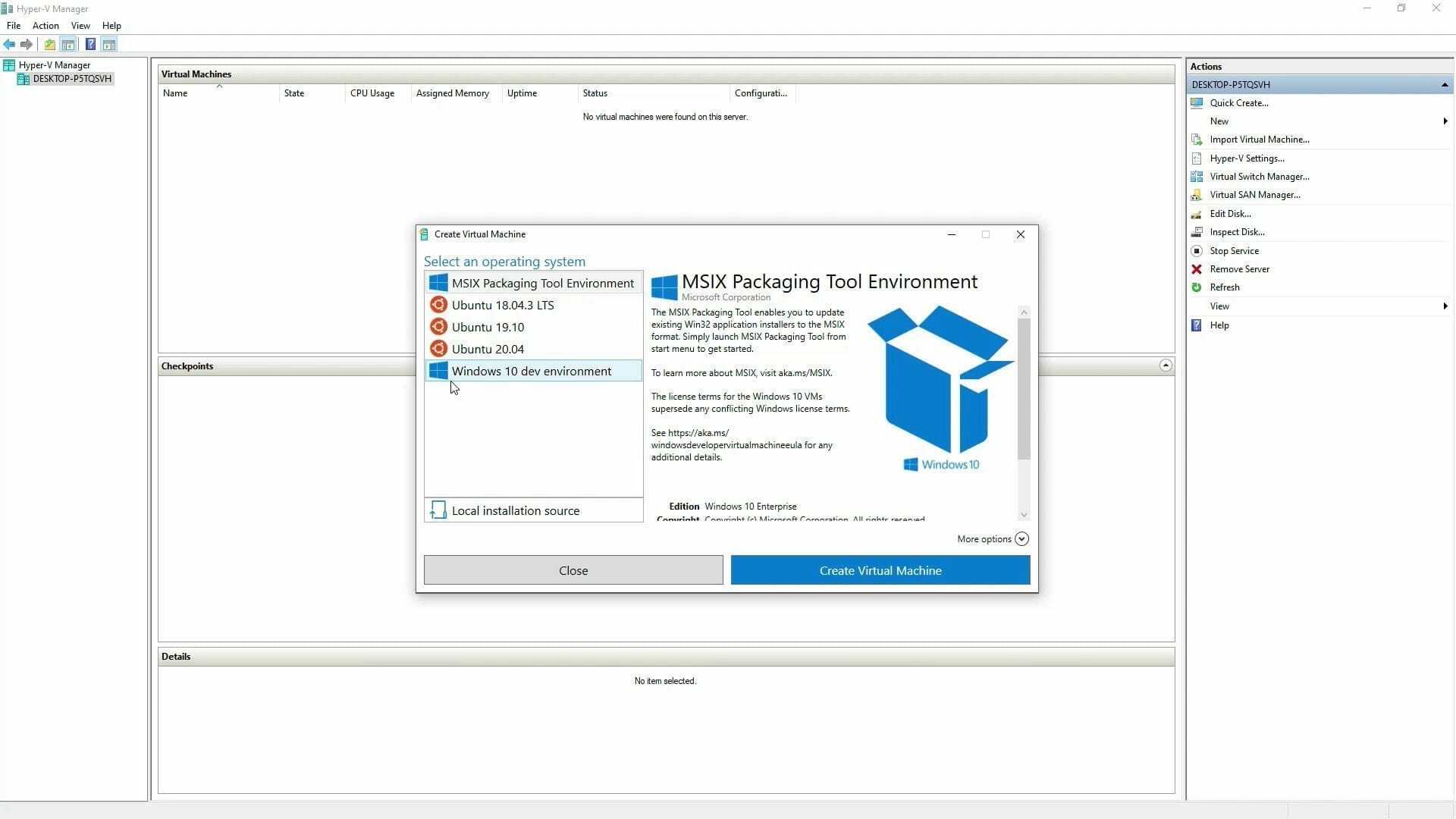 HOW TO INSTALL HYPER V ON WINDOWS 10