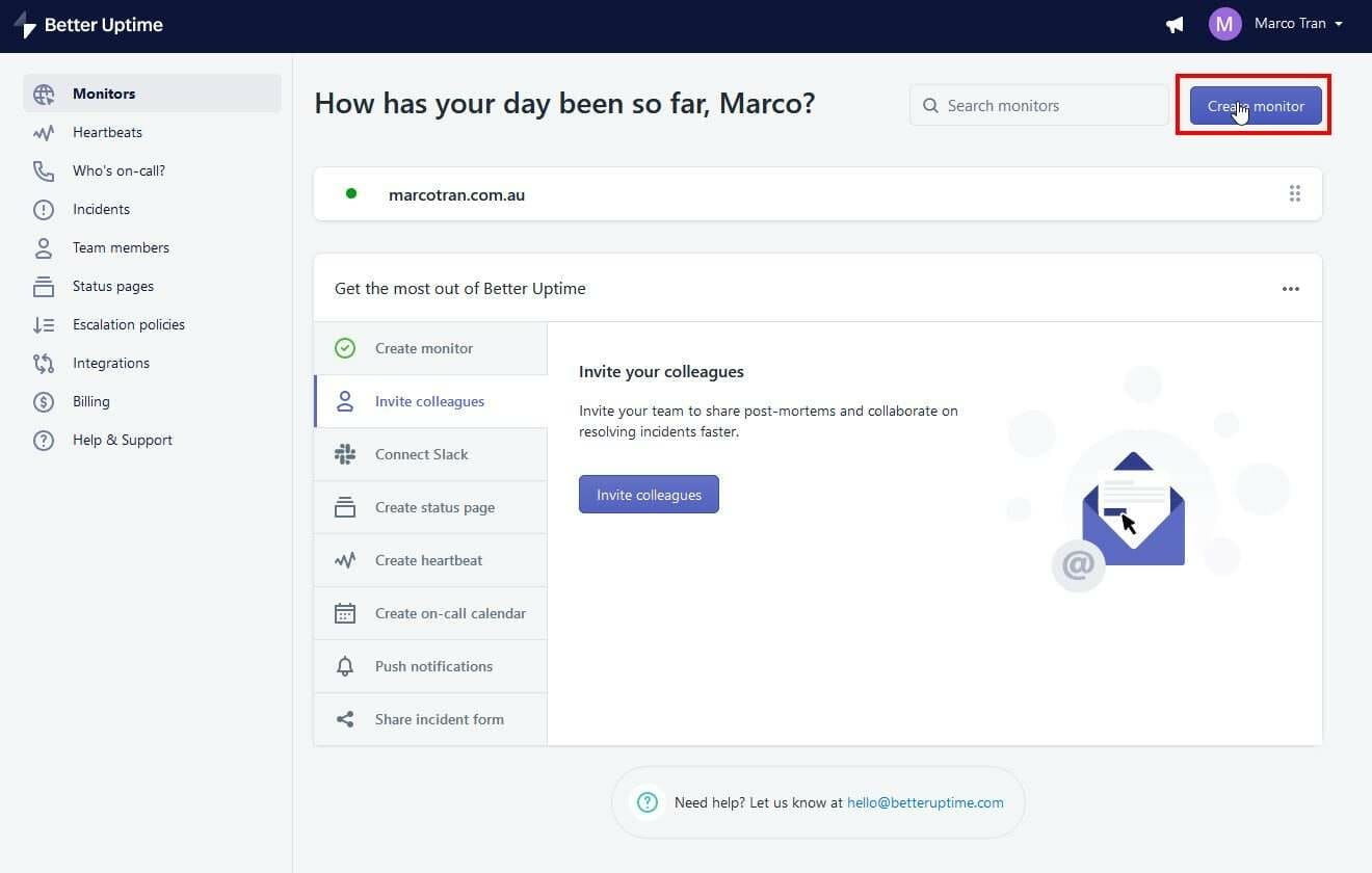 WEBSITE MONITORING AND STATUS PAGES