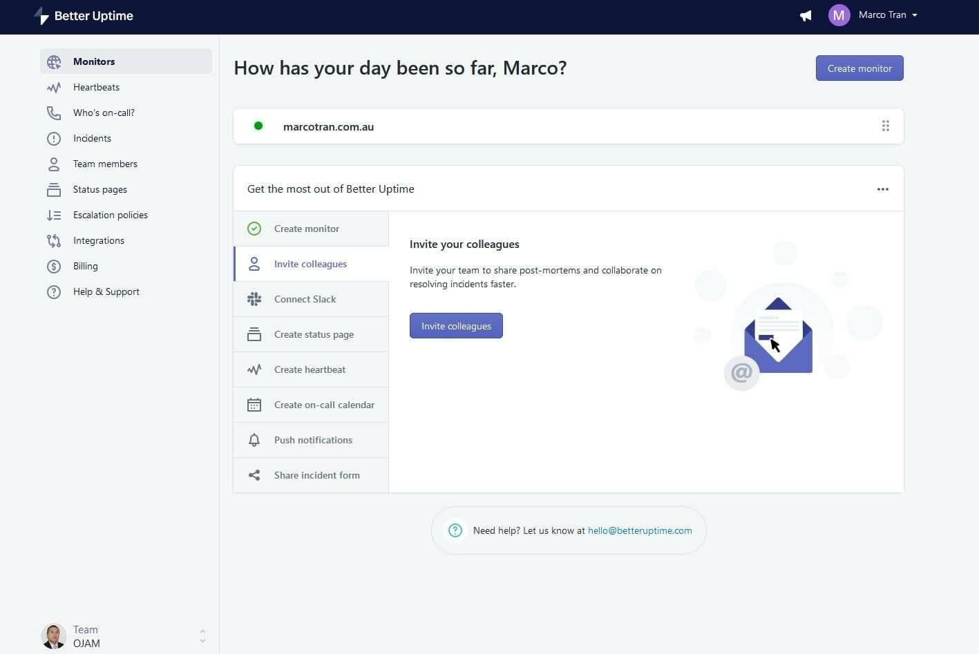 WEBSITE MONITORING AND STATUS PAGES