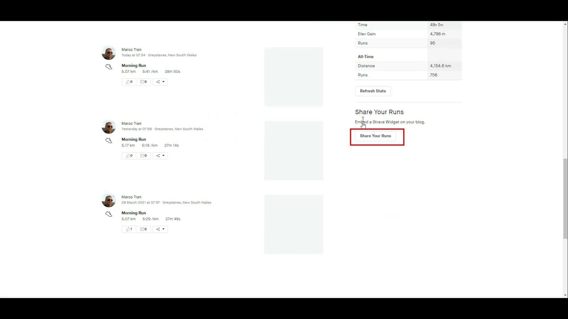 HOW TO ADD STRAVA WIDGET TO A WEBSITE