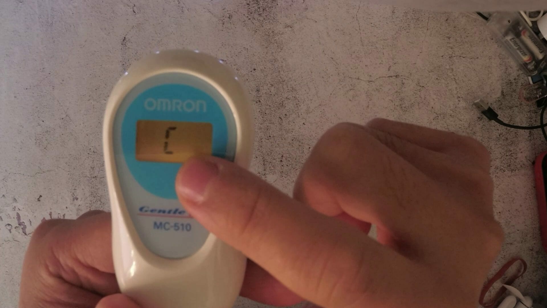 HOW TO CHANGE THE TEMPERATURE UNITS ON THE OMRON THERMOMETER MC-510