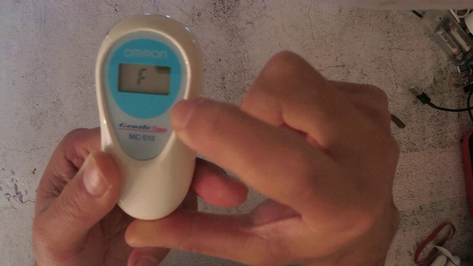 HOW TO CHANGE THE TEMPERATURE UNITS ON THE OMRON THERMOMETER MC-510