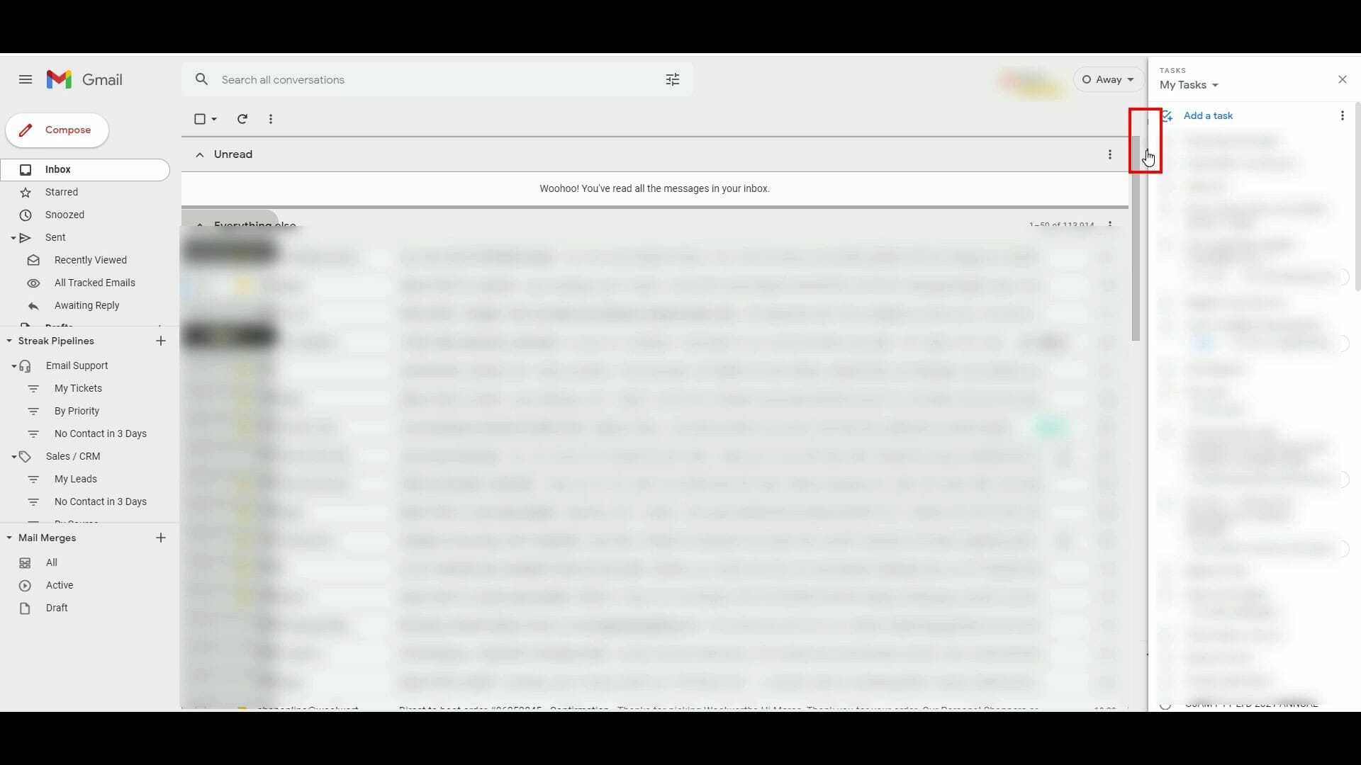 HOW TO REMOVE GMAIL CHAT AND ROOMS TABS ON MOBILE AND BROWSER
