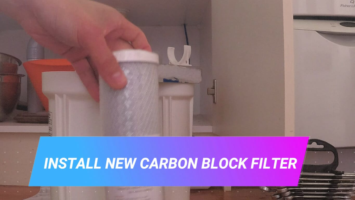 HOW TO REPLACE THE FILTERS IN A 3 STAGE WATER FILTER SYSTEM