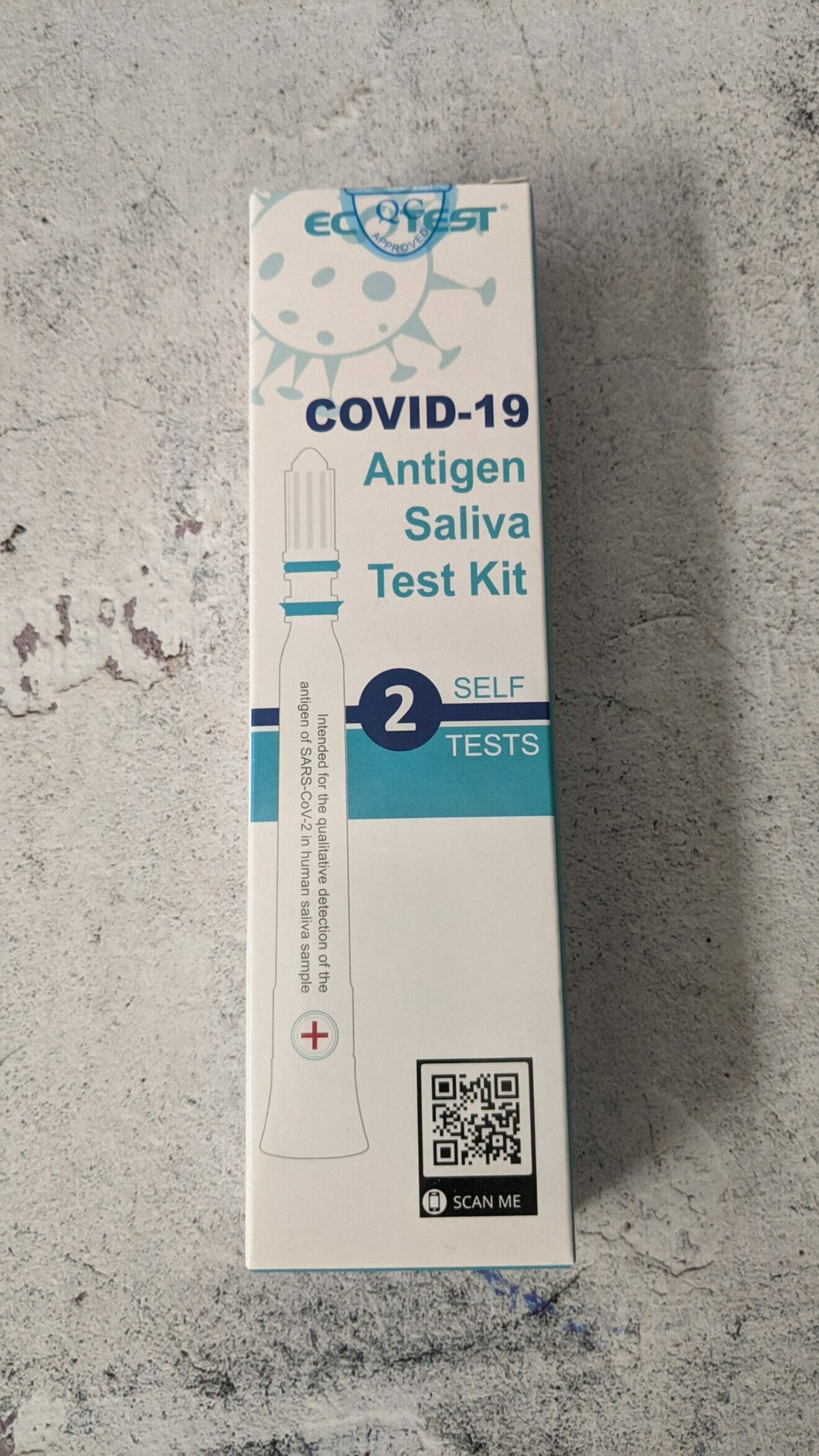 I DID THE COVID-19 ANTIGEN SALIVA TEST KIT