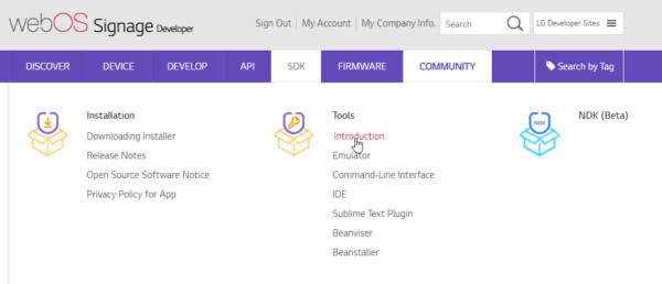 USING THE LG WEBOS DIGITAL SIGNAGE EMULATOR