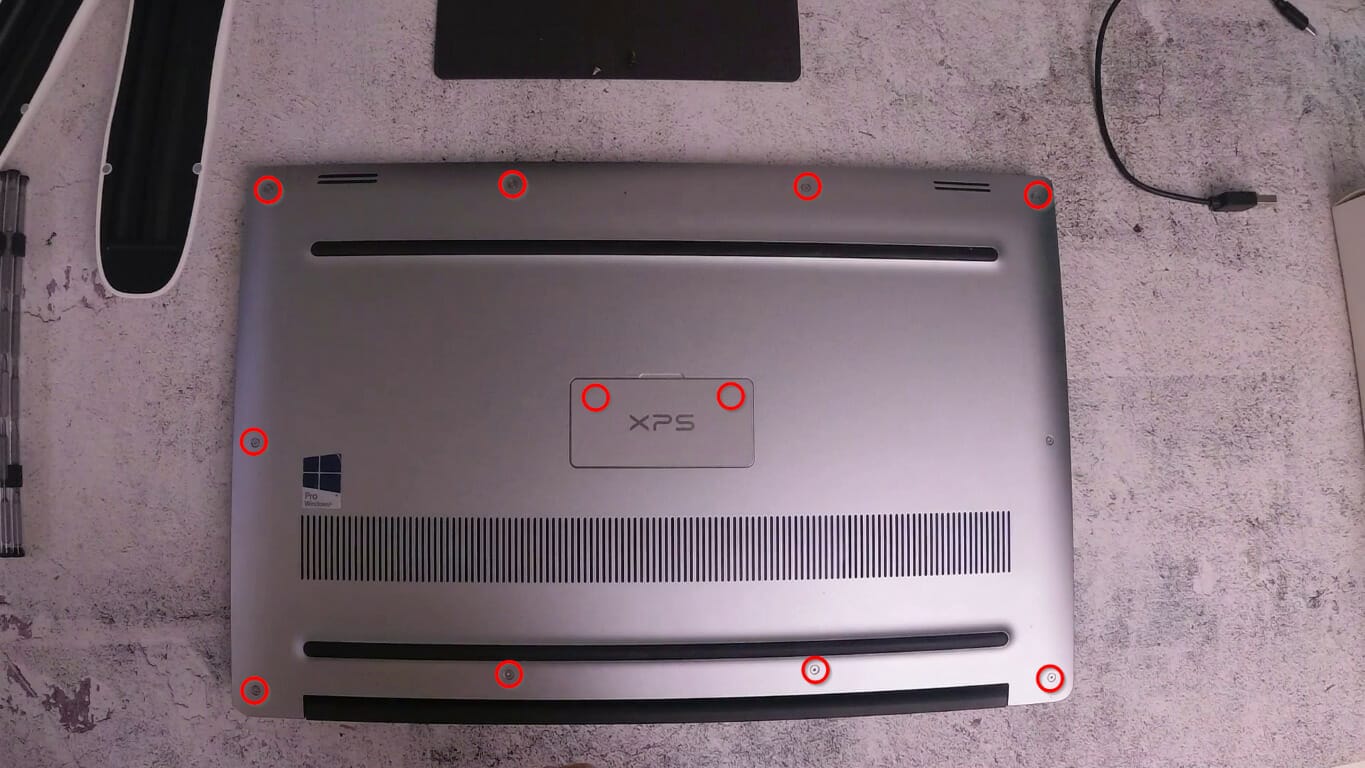 HOW TO OPEN THE DELL XPS BACK COVER