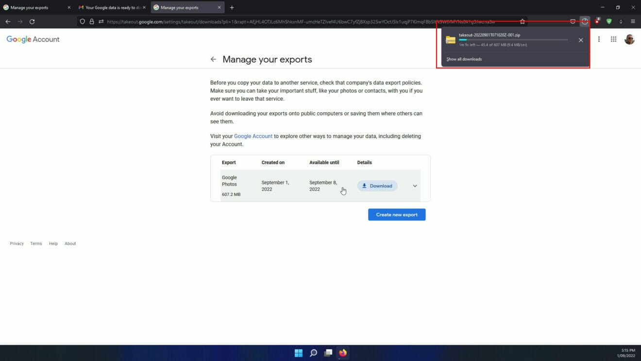 THE FASTEST WAY TO DOWNLOAD ALL YOUR GOOGLE PHOTOS