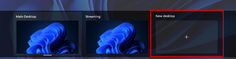 USING THE VIRTUAL DESKTOP FEATURE IN WINDOWS 11
