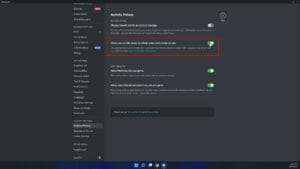 HOW TO DISABLE OR HIDE THE GAME ACTIVITY STATUS ON DISCORD