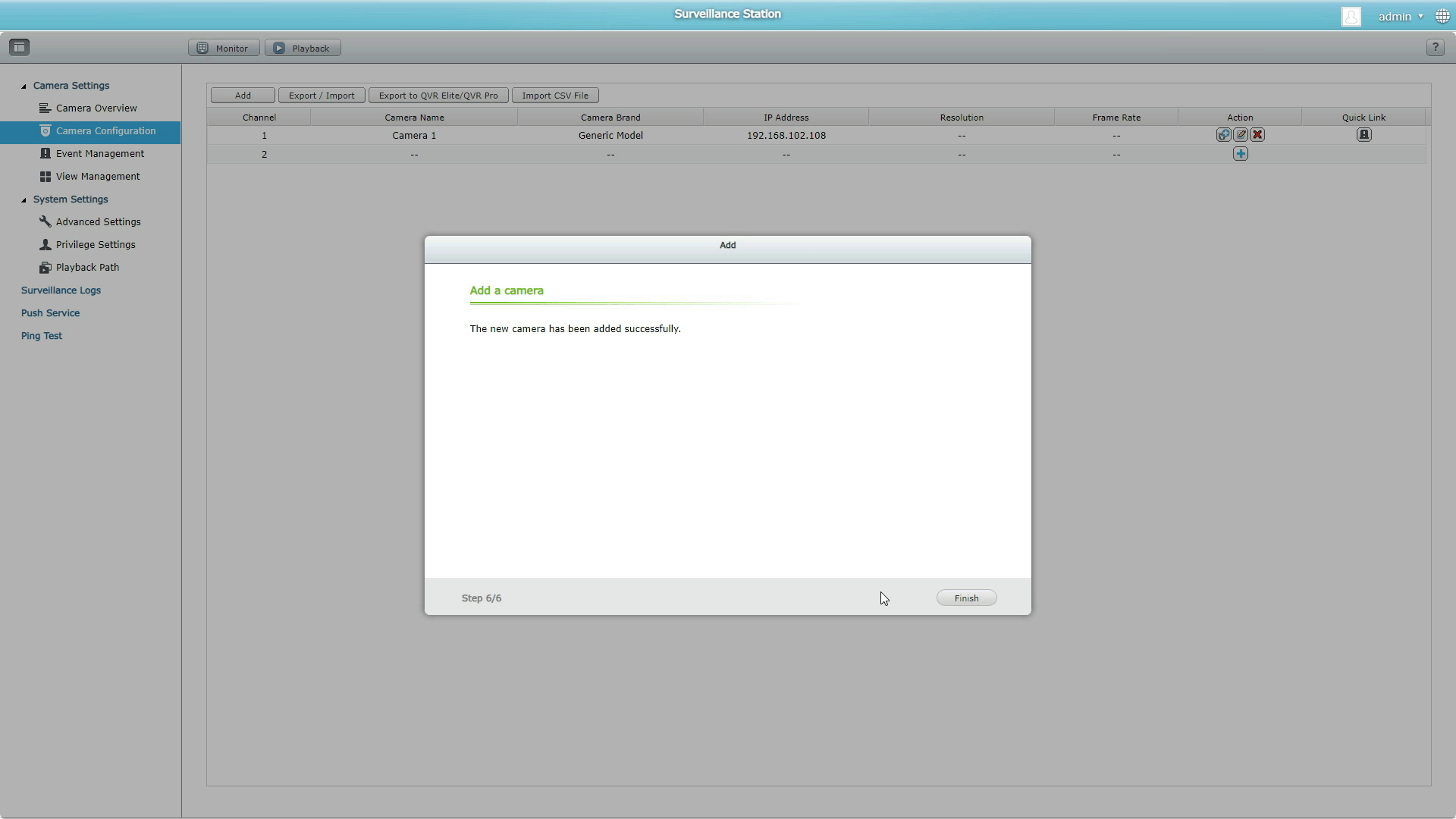 CONNECTING EUFY CAMERA TO QNAP NAS