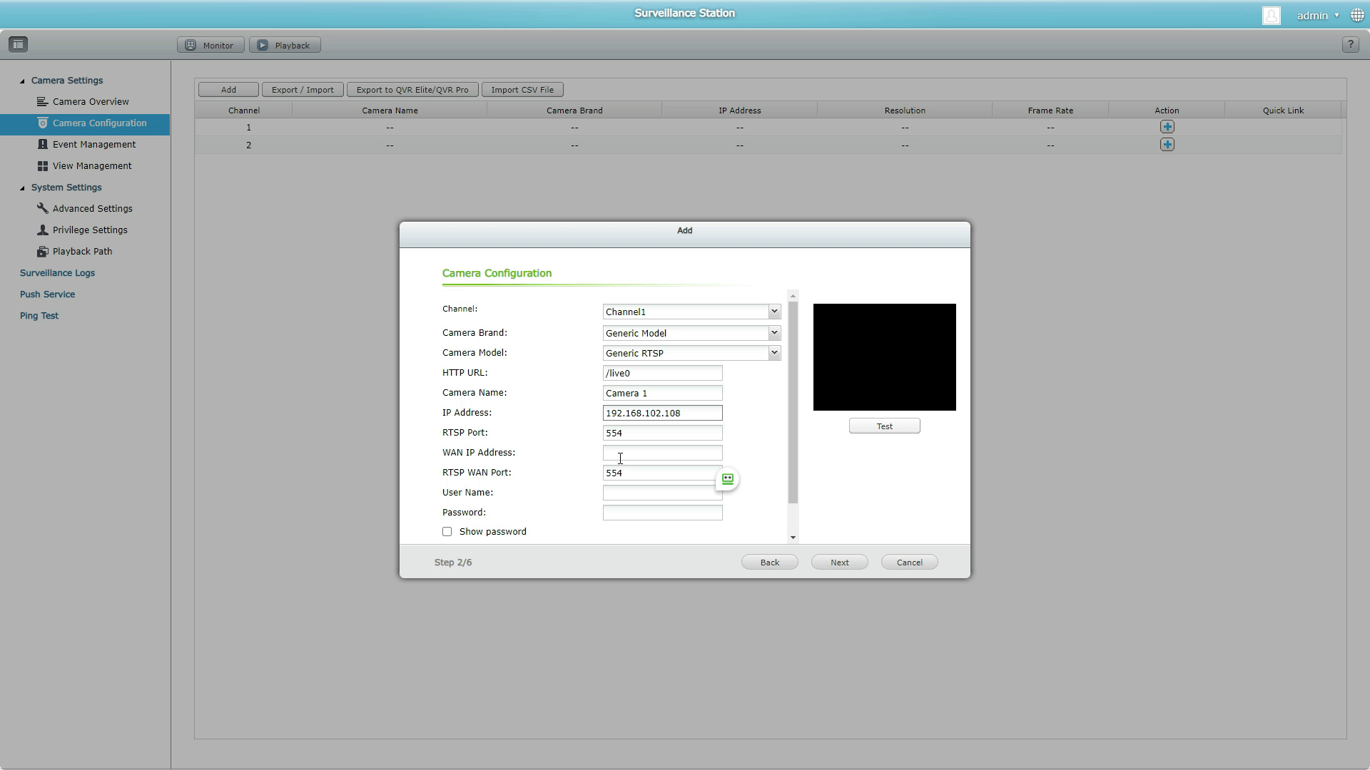 CONNECTING EUFY CAMERA TO QNAP NAS