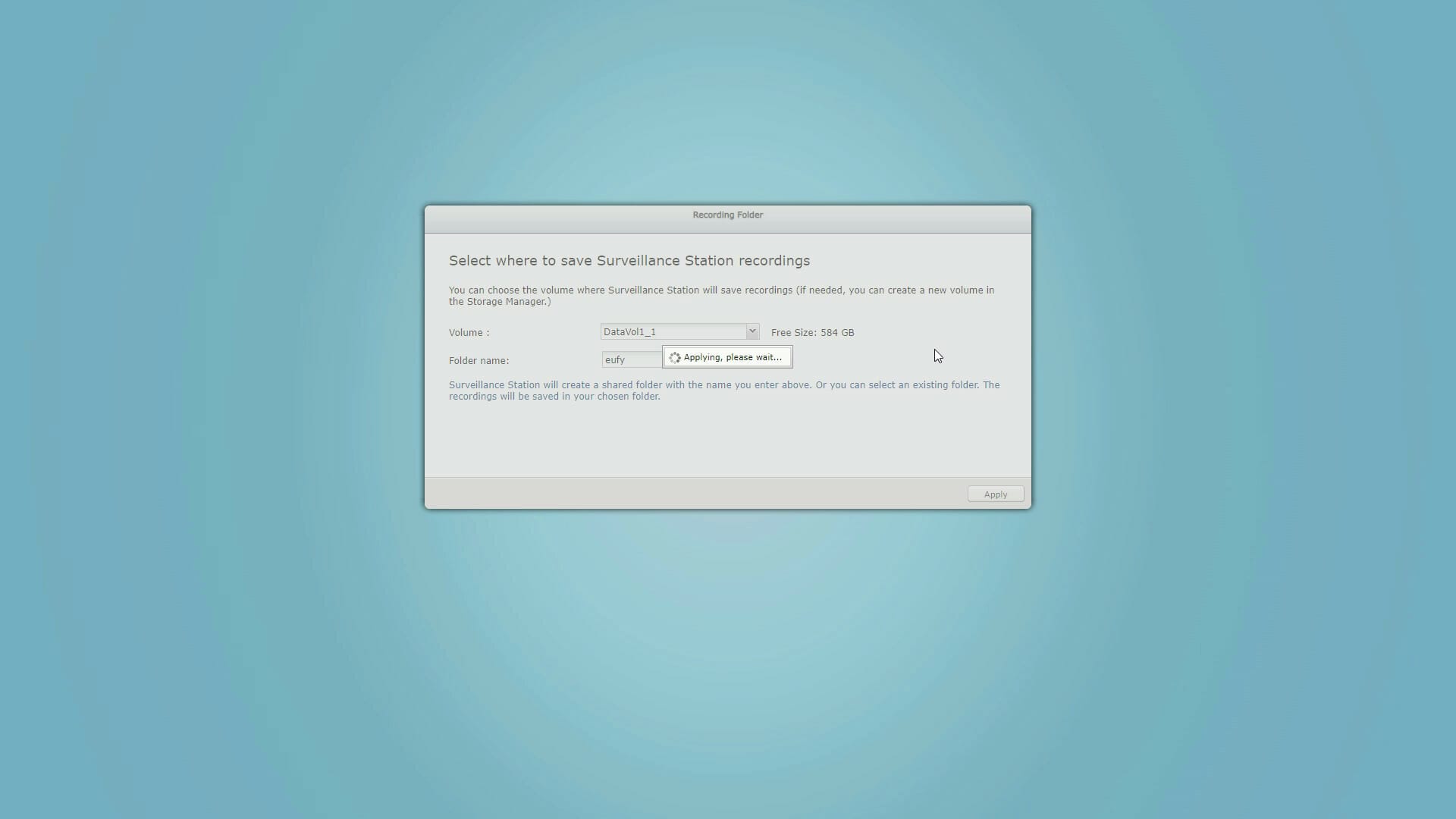CONNECTING EUFY CAMERA TO QNAP NAS
