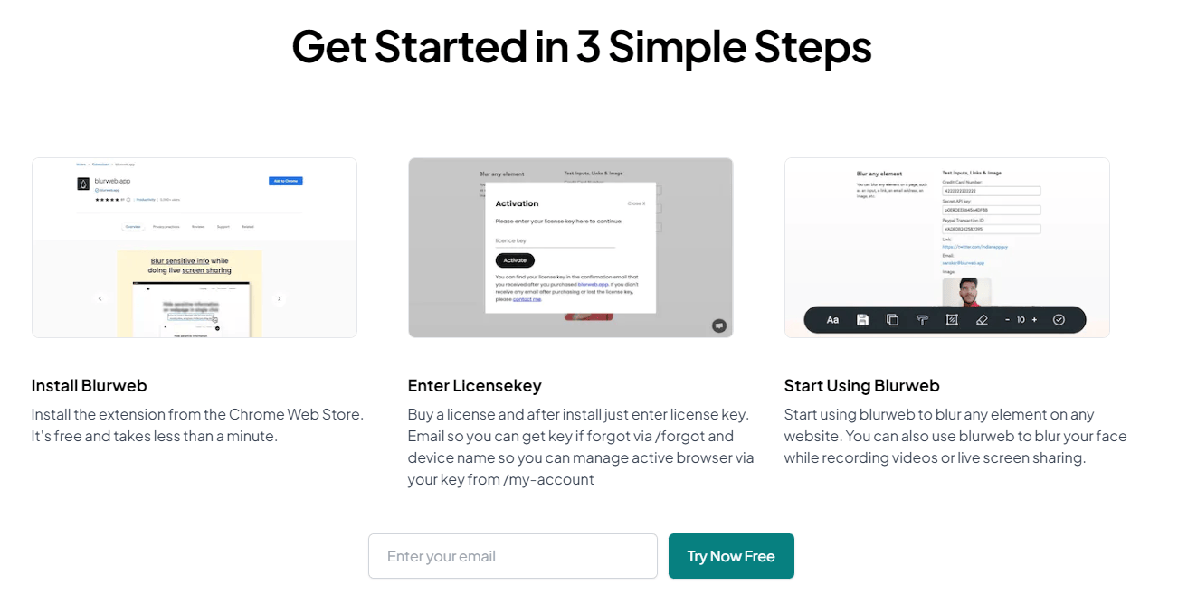 BLURWEB APP - HIDE SENSITIVE INFORMATION BLURWEB APP - HIDE SENSITIVE INFORMATION