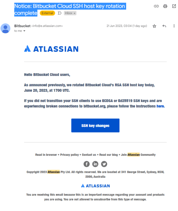 HOW TO FIX ATLASSIAN BITBUCKET SSH KEY ISSUE