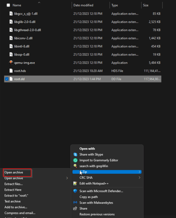 HOW TO EXTRACT FILES FROM A HDS IMAGE