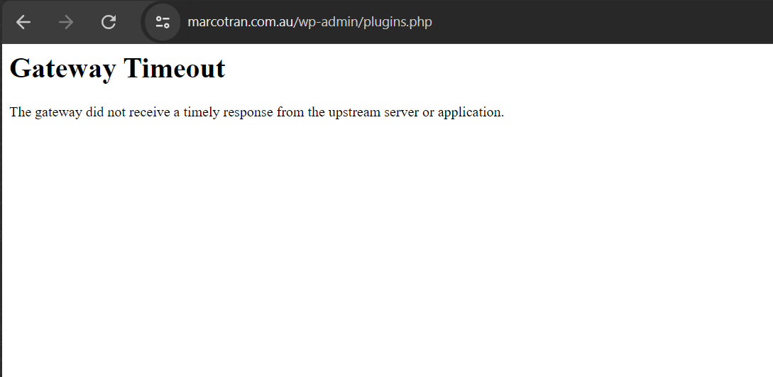 How To Fix Gateway Timeout The Gateway Did Not Receive A Timely Response