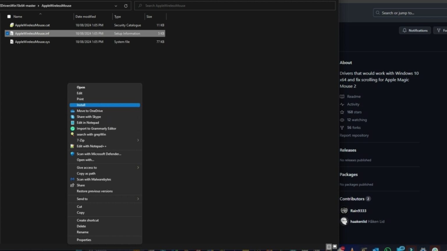 GETTING YOUR APPLE MAGIC MOUSE 2 SCROLLING ON WINDOWS 11 - STEP-BY-STEP