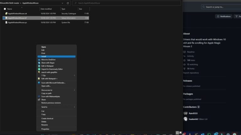 GETTING YOUR APPLE MAGIC MOUSE 2 SCROLLING ON WINDOWS 11 - STEP-BY-STEP