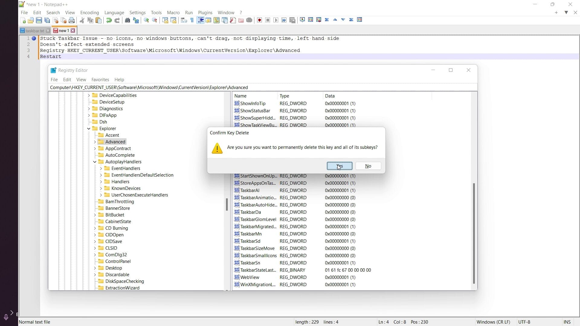 HOW TO FIX A STUCK WINDOWS 11 TASKBAR ISSUE: A STEP BY STEP GUIDE