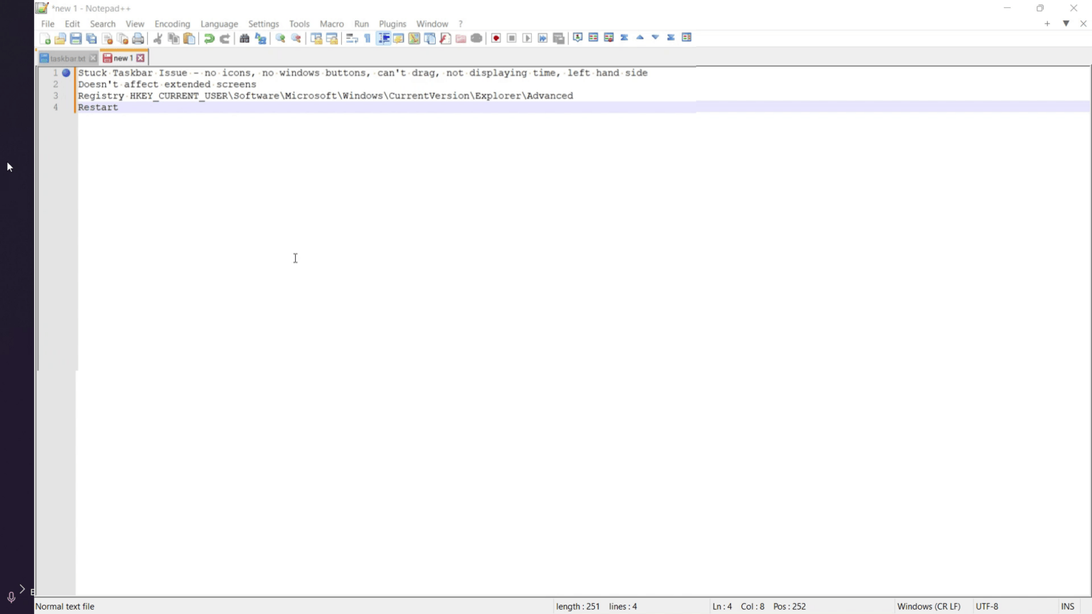 HOW TO FIX A STUCK WINDOWS 11 TASKBAR ISSUE: A STEP BY STEP GUIDE