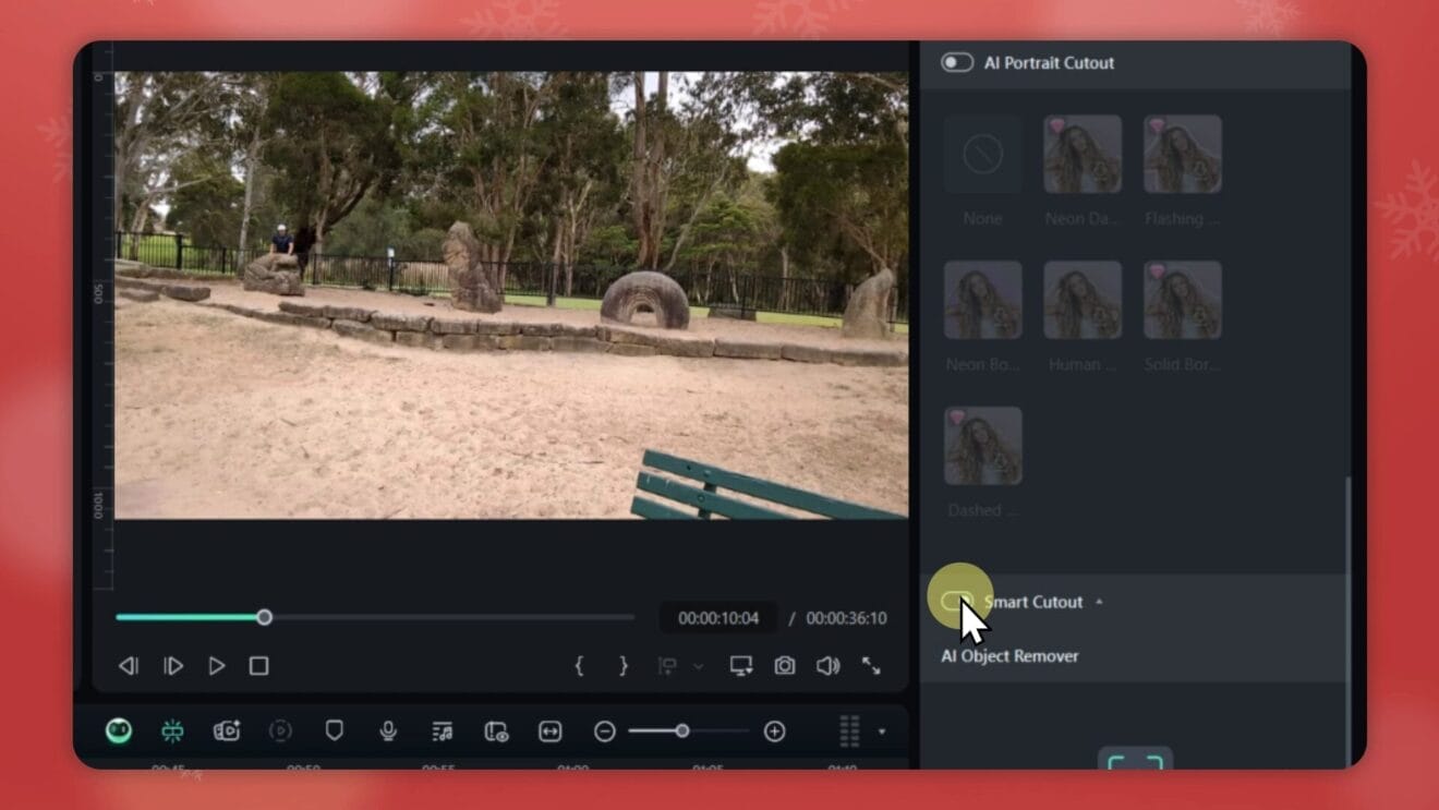 HOW TO USE SMART CUTOUT FEATURE IN WONDERSHARE FILMORA